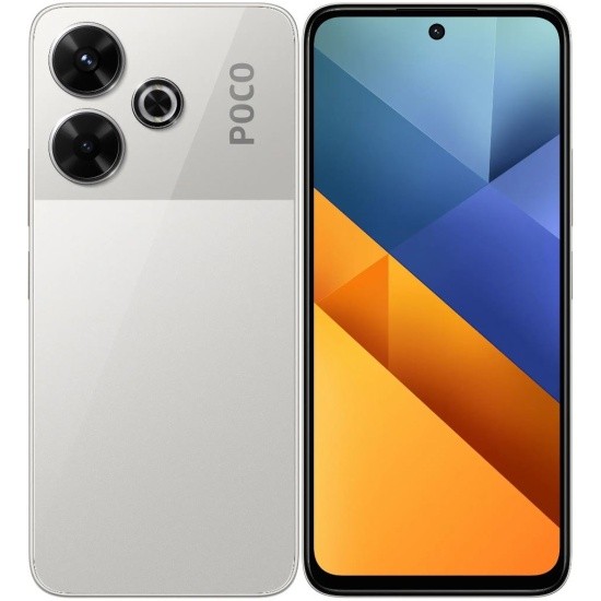 Купить Смартфон POCO M6 6/128Gb, серебристый в интернет-магазине ...